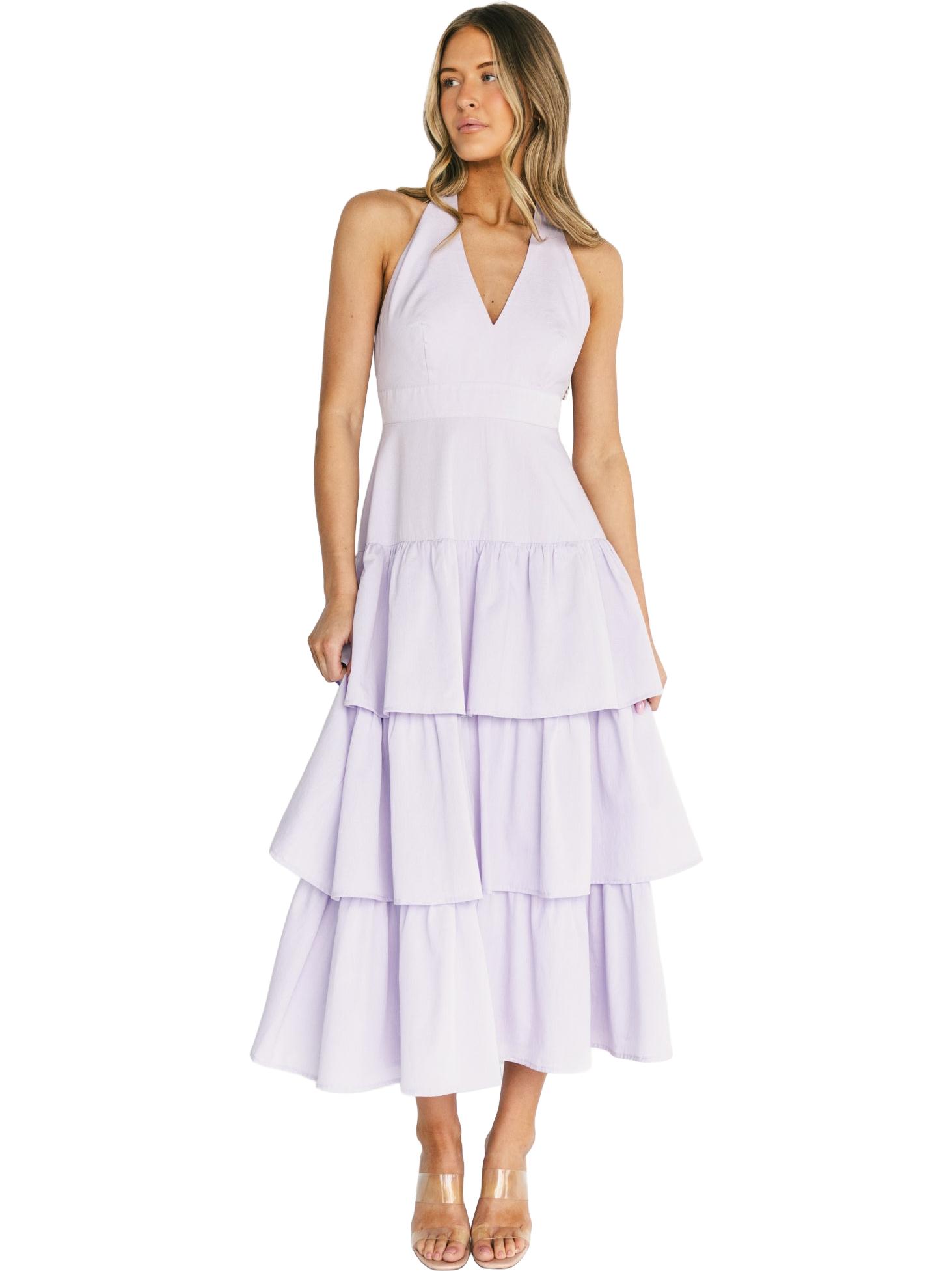 IN FEBRUARY In February Savannah Tiered Maxi Dress